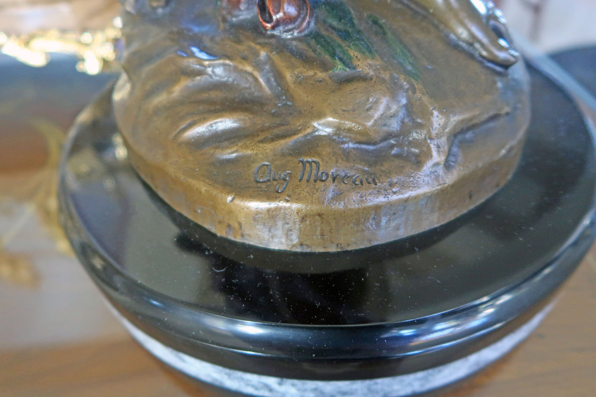 Maiden Carrying Water Bronze Statue by Moreau – Global Antique ...